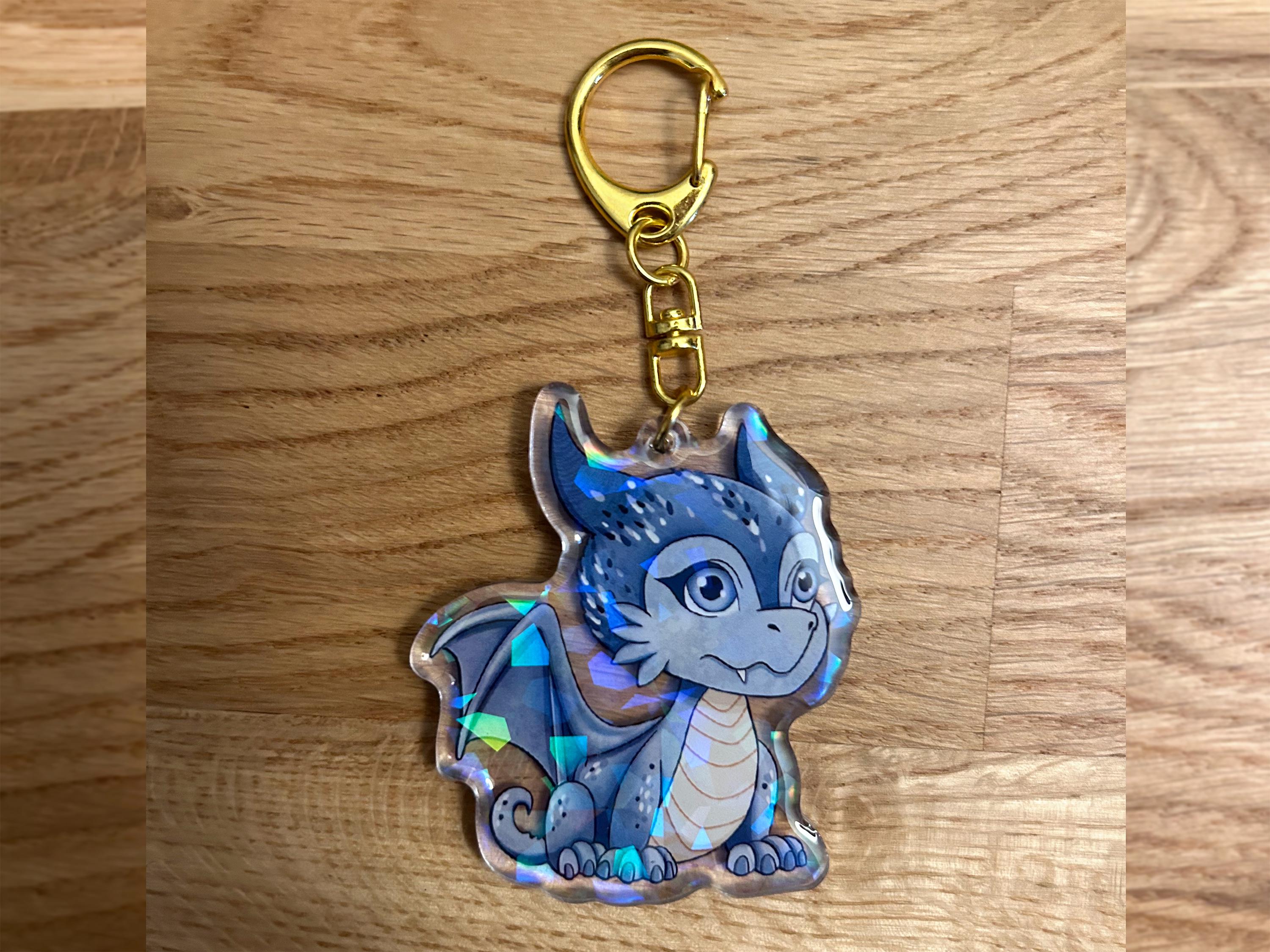 Dnd Monster Charm, Keychain, Owlbear, Displacer Beast, Beholder, Dragon ...
