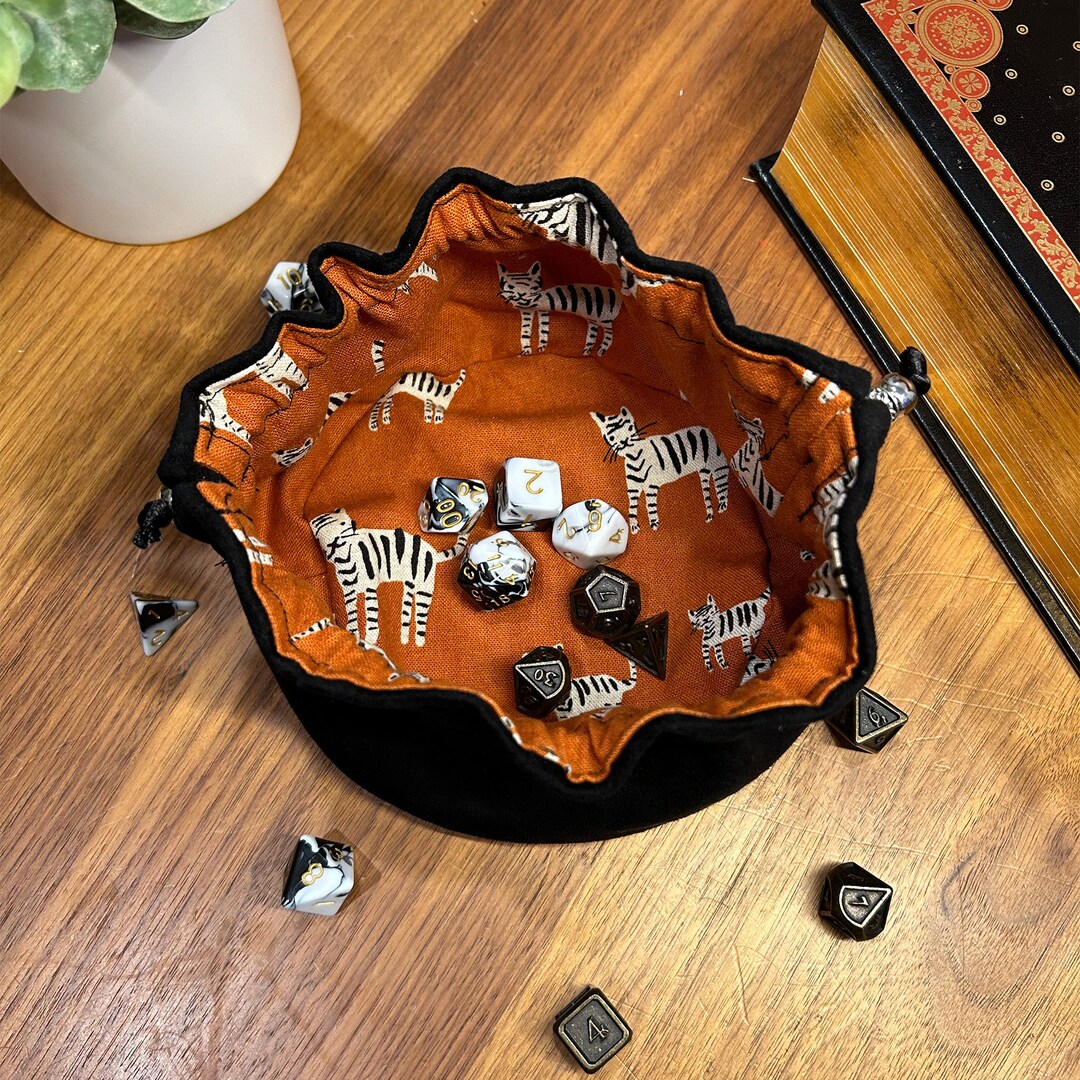 Drawstring Faux Suede Pouch Dnd Dice Pouch Renn Faire Accessories Bag ...