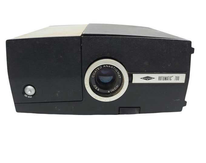 Vintage 60s 70s Sawyer's Rotomatic 700 Slide Projector as is FOR PARTS ...