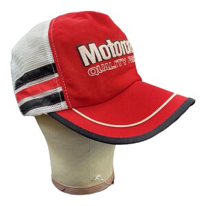 Vintage Motorcraft Quality Parts 3 Stripe Trucker Hat Mesh Snapback Cap ...