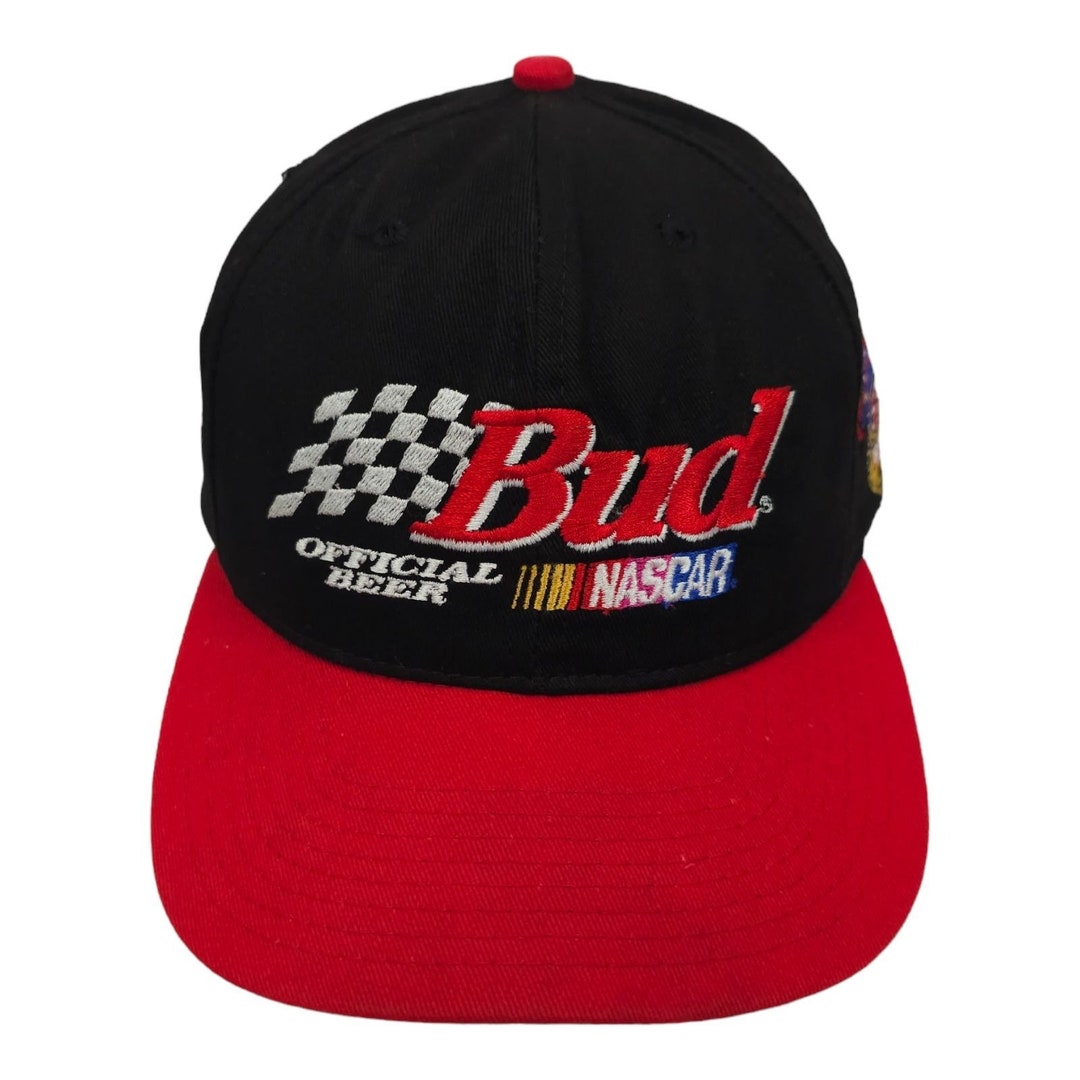 NASCAR 50th Anniversary Bud Official Beer Snapback Cap Trucker Baseball ...