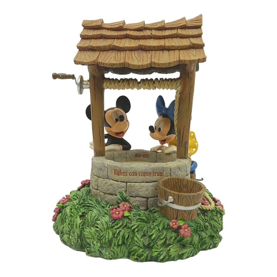 Disney Walts 100th Wishing Well Bank Mickey Minnie Wishes Can Come True ...