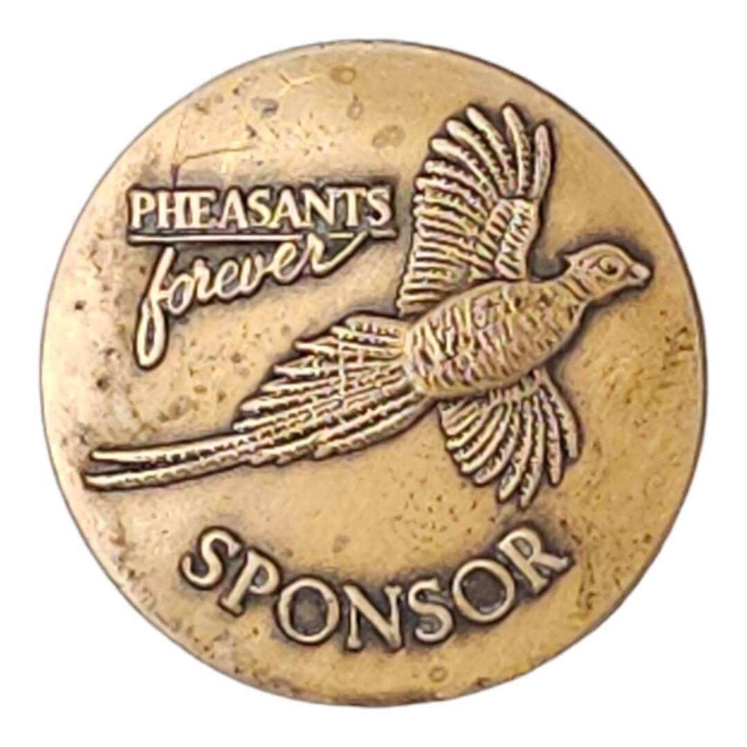 Pheasants Forever Sponsor Lapel Pin Vintage Metal Collectible Pinback ...