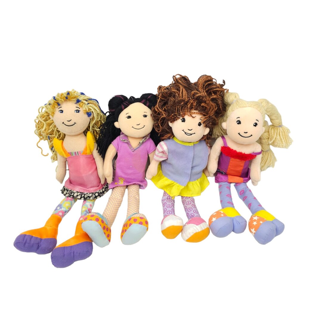 Vintage Groovy Girls Plush Doll Lot of 4 Nora Daphne Darci Carissa ...