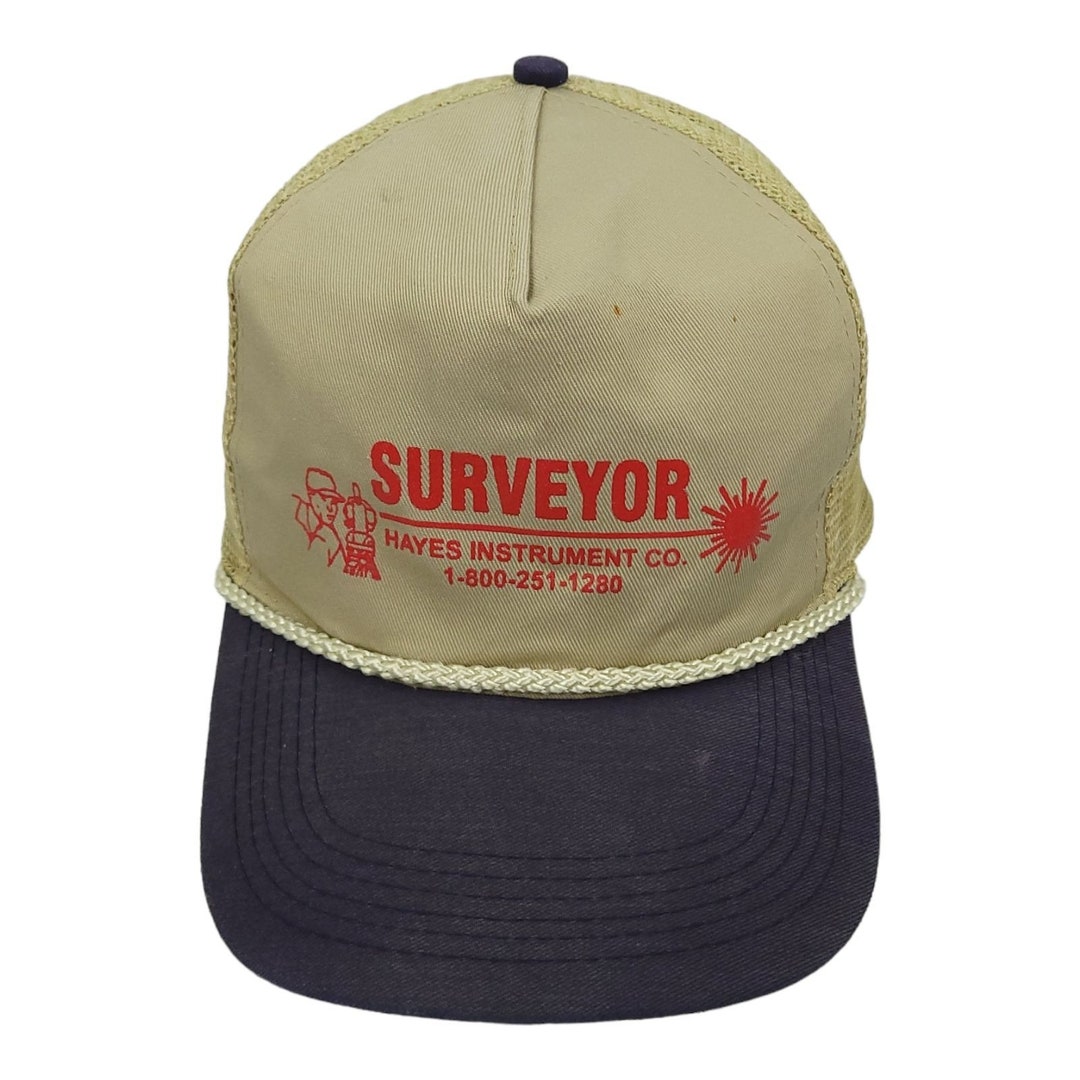 Vintage Otto Surveyor Hayes Instrument Mesh Rope Braid Snapback Cap ...
