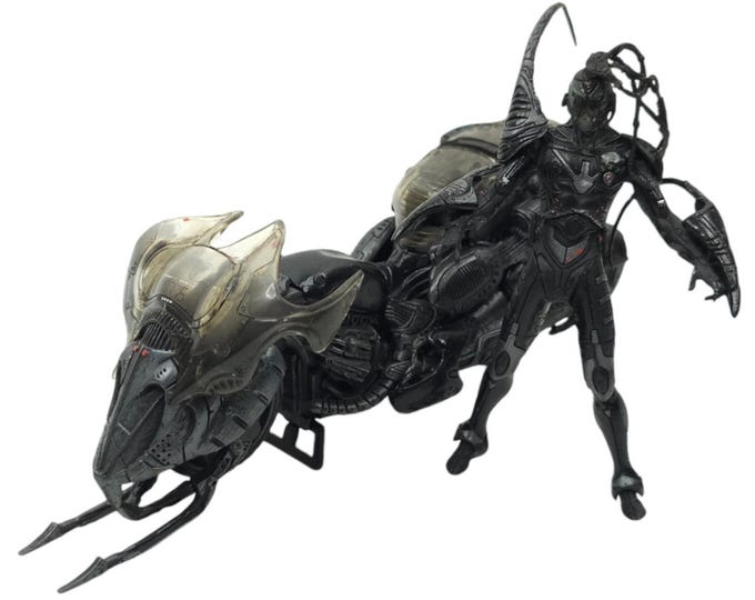 Mcfarlane Toys Spawn Nitro Riders Eclipse 5000 Action Figure With Motorcycle - Etsy