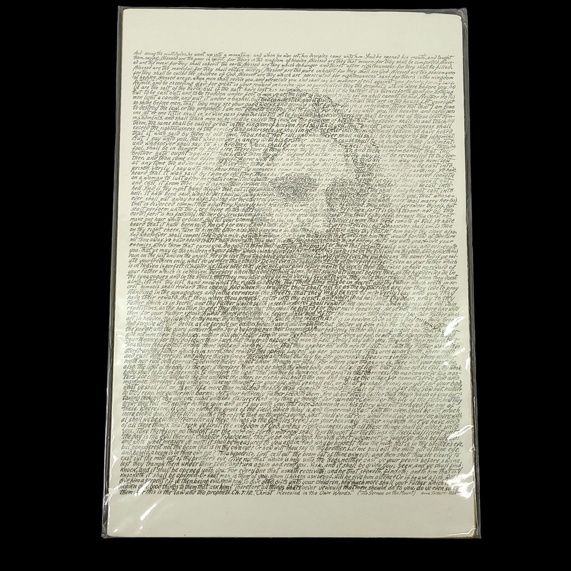 Jesus Christ Portrait Scripture Words Print Anna Talbott - Etsy