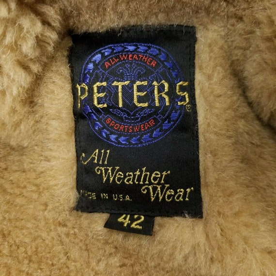 Peters All Weather Wear Corduroy Coat Sz 42 Faux Fur … - Gem