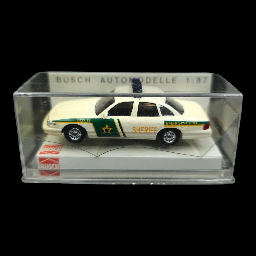 Busch Automodelle 1:87 HO Scale Ford Crown Victoria US Deputy Sheriff ...