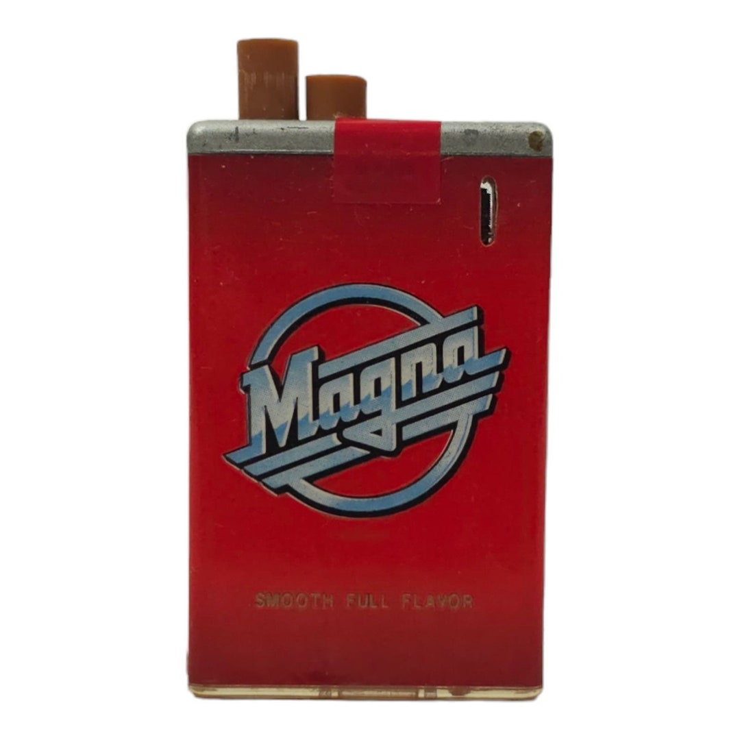 Vintage Magna Cigarette Metal Lighter Advertising Novelty Tobacco ...