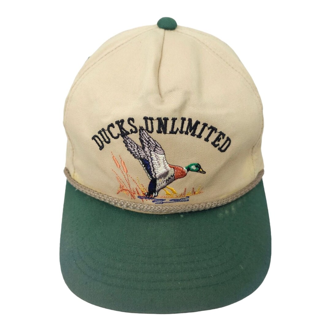 Youngan Ducks Unlimited Embroidered Rope Snapback Cap Vintage Hunting ...