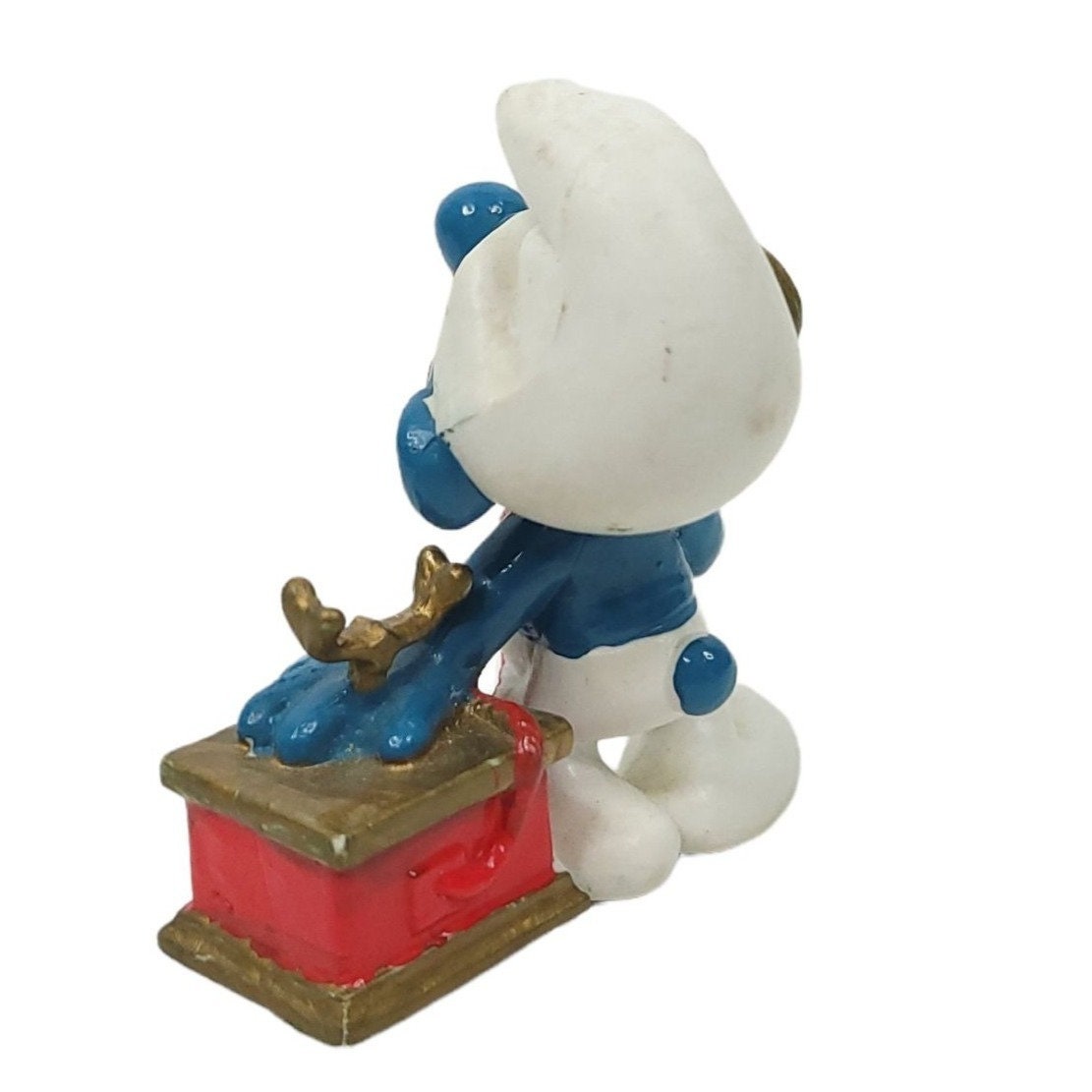 Vintage 1980 Peyo Schleich Telephone Smurf Phone Figure PVC - Etsy