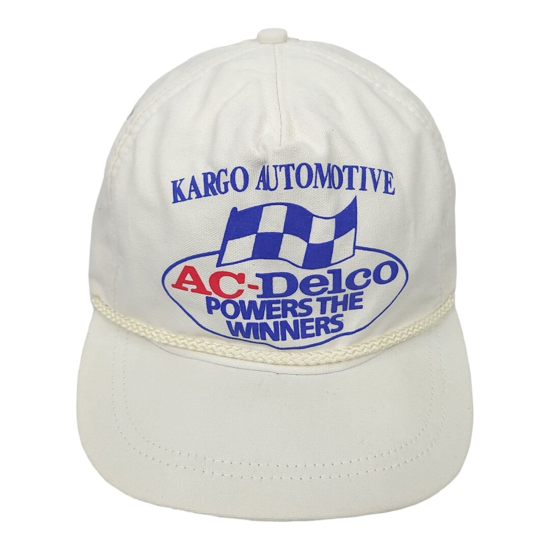 Vintage AC Delco Powers the Winners Snapback Cap Trucker Hat USA Made ...