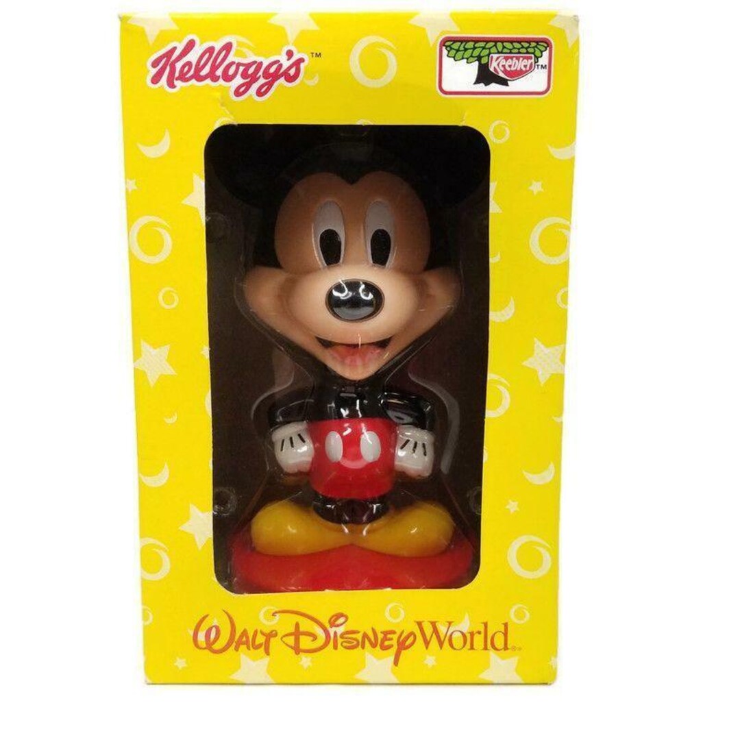 Mickey Mouse Bobble Head Kelloggs Keebler 2002 Walt Disney World NOS in ...