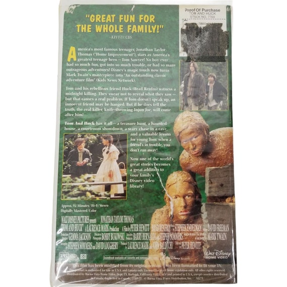 Tom And Huck Vhs