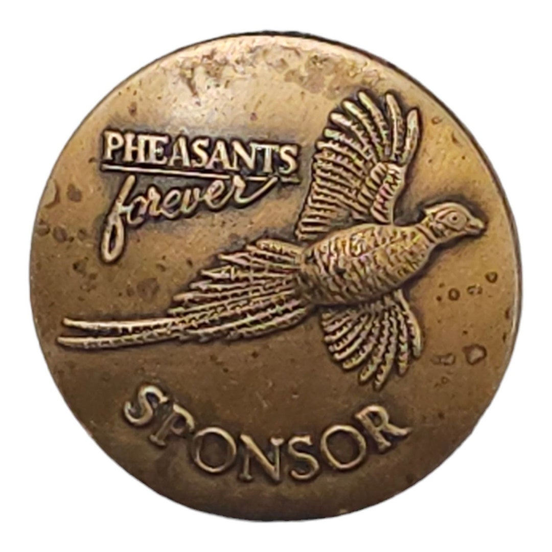Pheasants Forever Sponsor Pinback Metal Vintage Collectible Lapel Pin ...