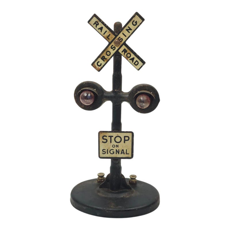 Railroad Crossing Toy - Etsy