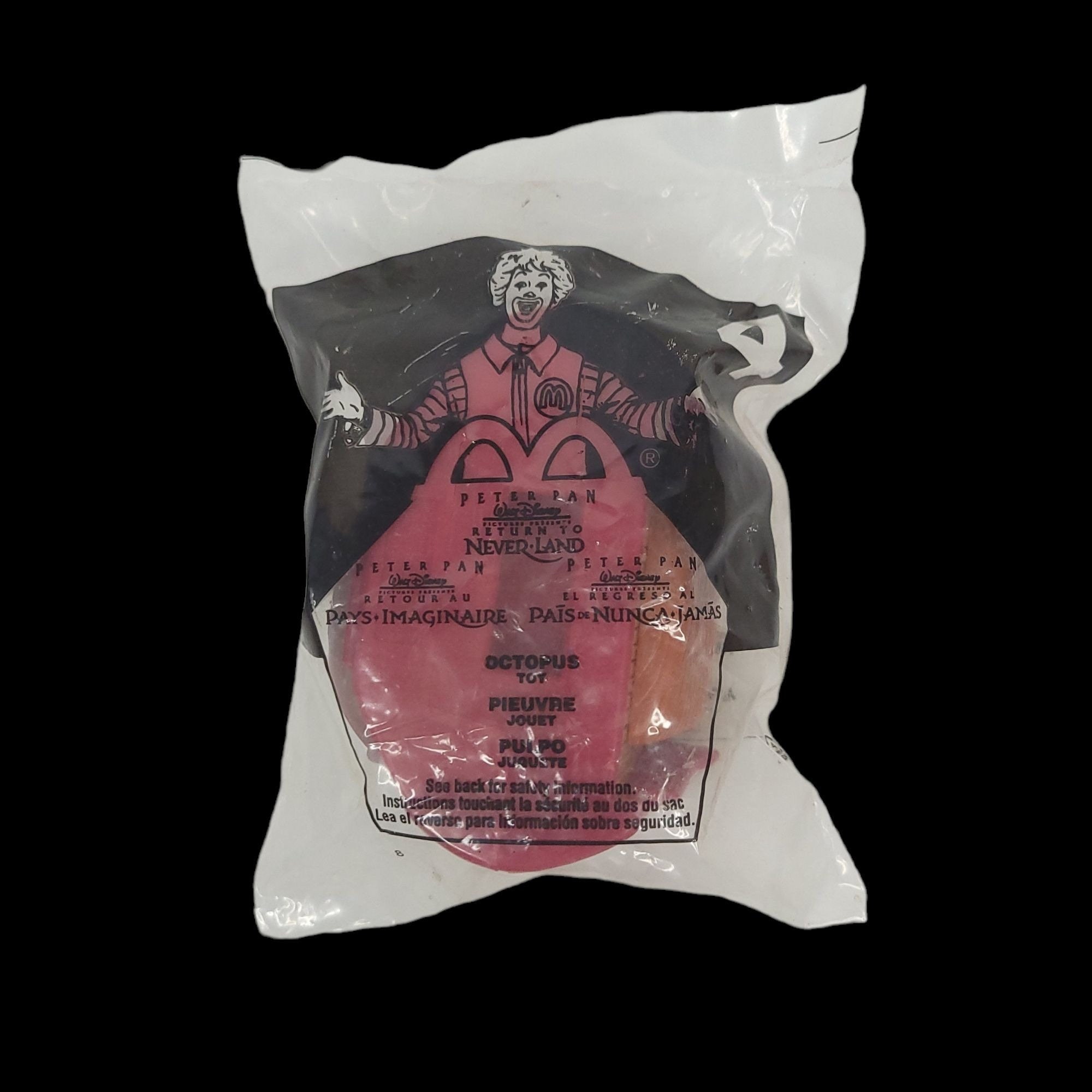 2002 Disneys Peter Pan Return to Neverland Octopus Toy 4 - Etsy