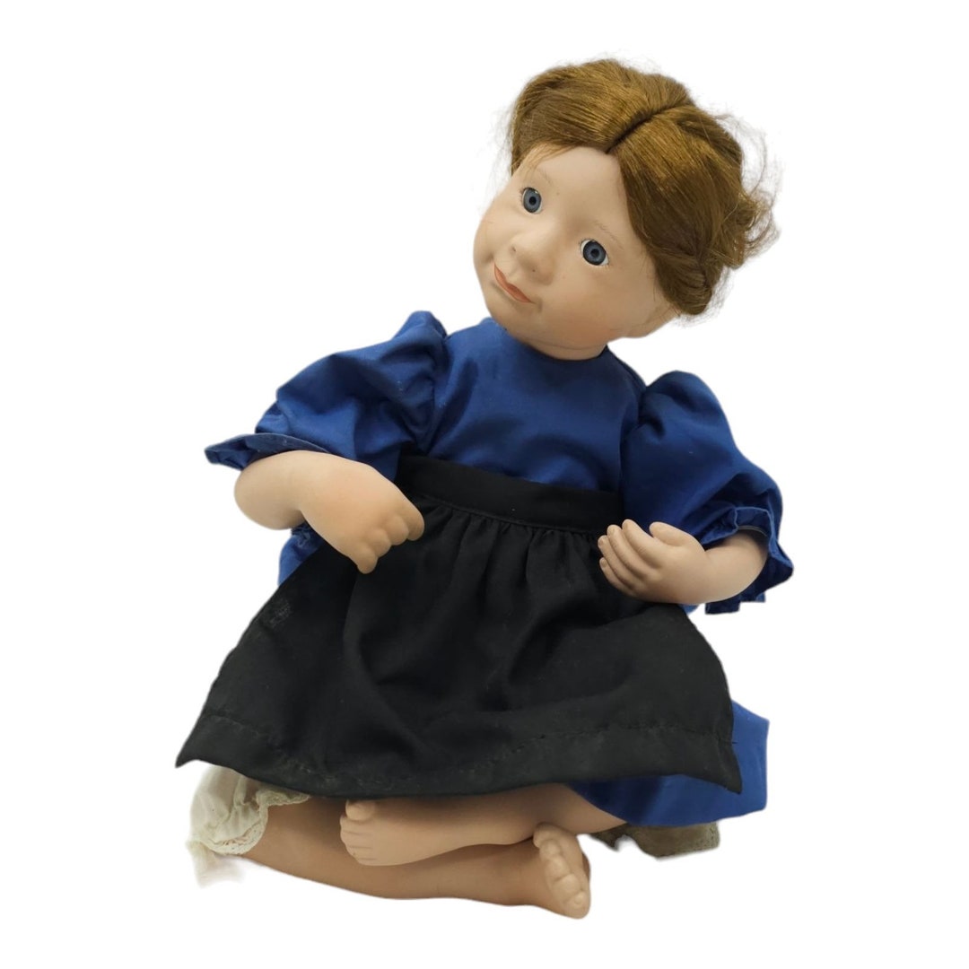 1990 Amish Blessings Porcelain Rebecca Doll Julie Good Kruger Edwin M ...