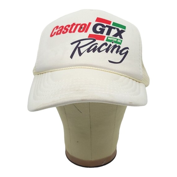 Vintage Headmost Castrol GTX Racing Mesh Snapback Tru… - Gem