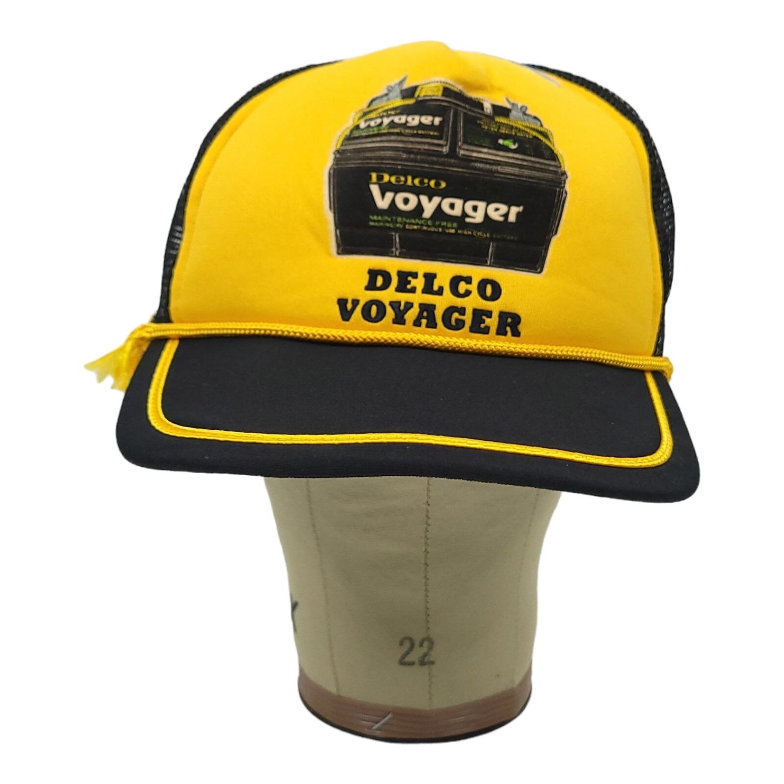 Vintage AC Delco Voyager Battery Mesh Trucker Hat Snapback Cap - Etsy