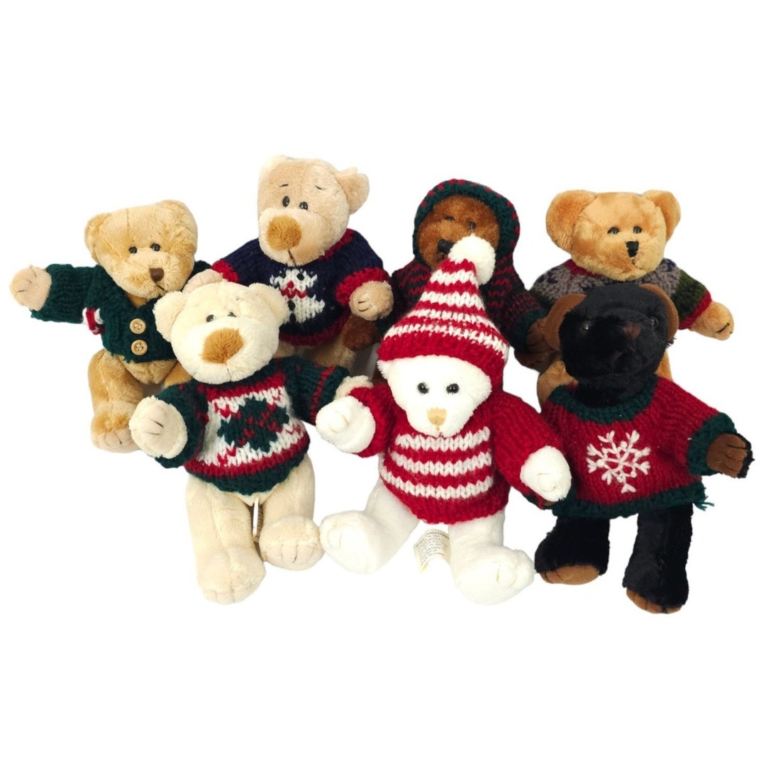 Vintage 2004 Chrisha Creations Playful Plush Jointed 9" Teddy Bears Lot ...