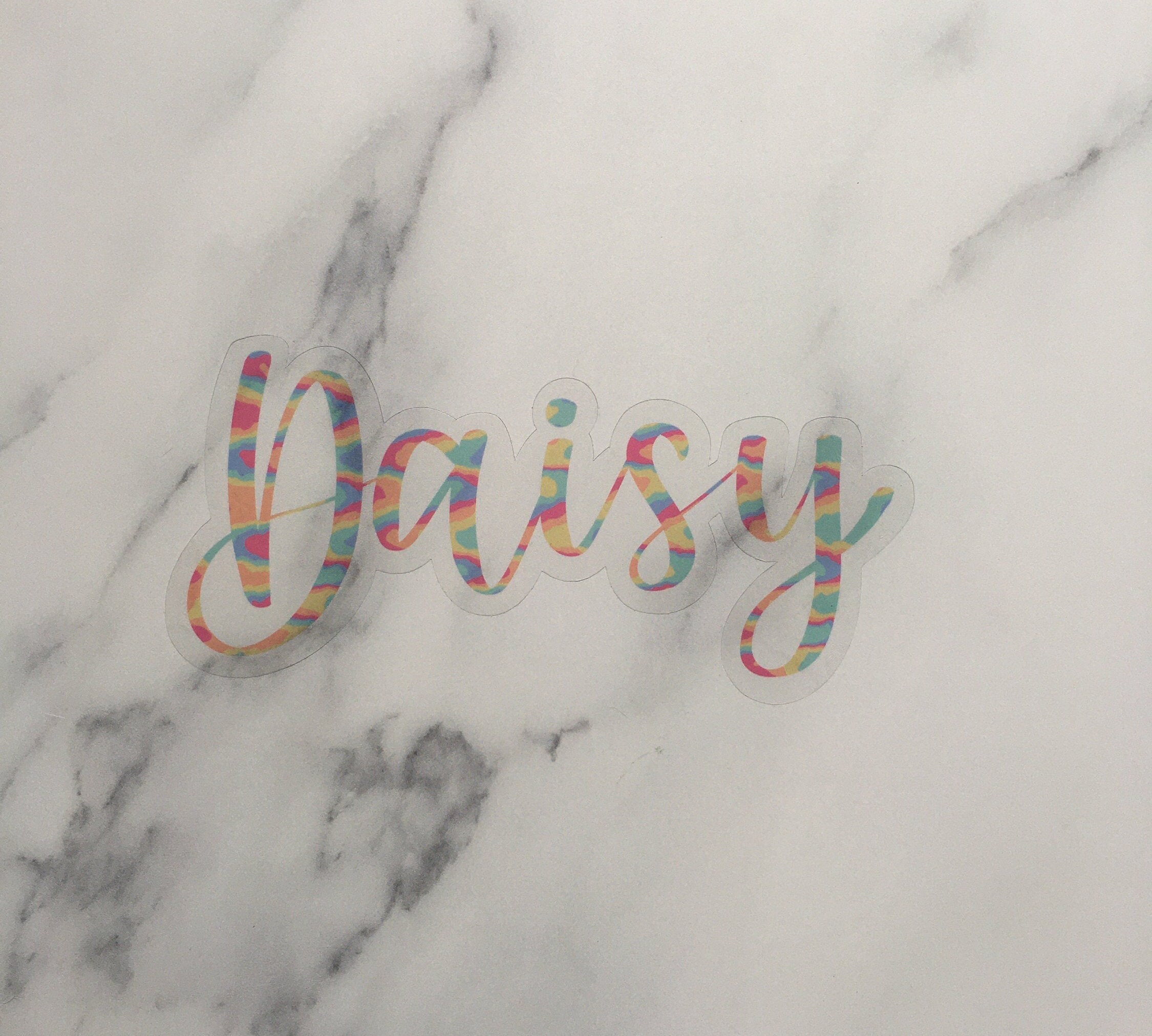 Personalised Lettered Name Stickers Custom Lettered Name | Etsy