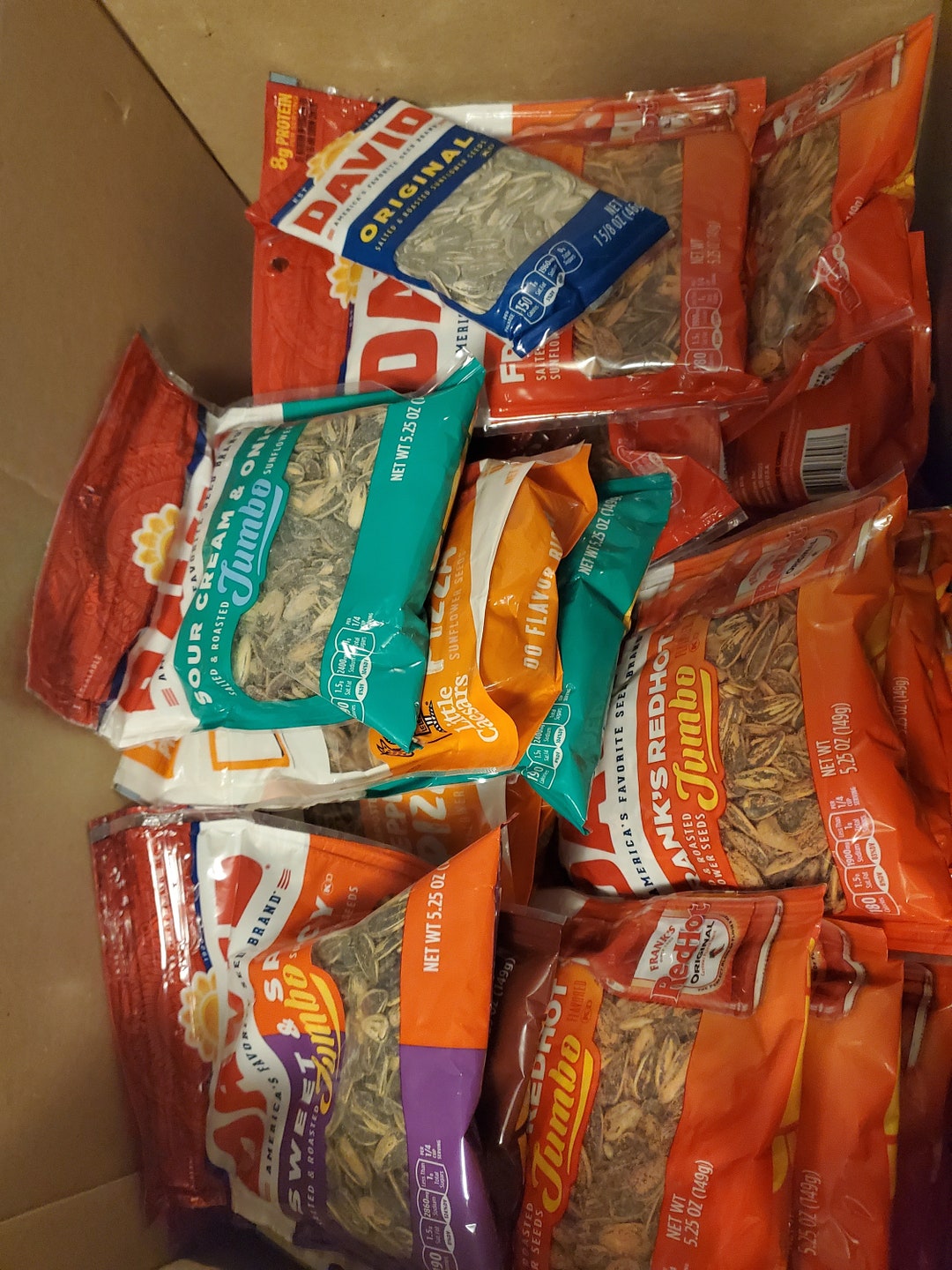 Sunflower Seeds Snack Box - Etsy