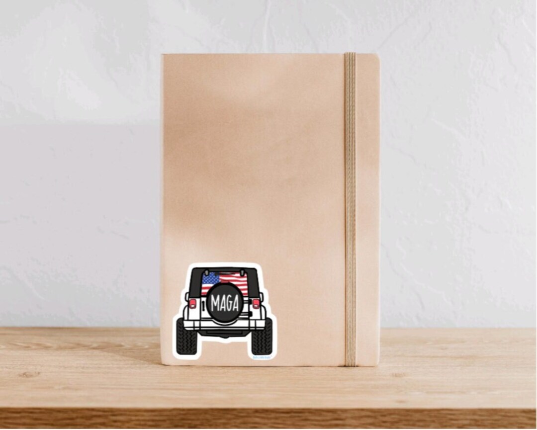 White off Road MAGA Make America Great Again Trump 2024 American Flag ...