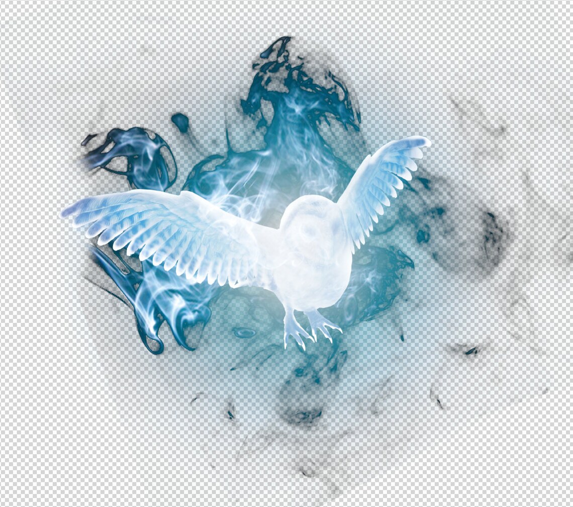 Owl Patronus PNG File for Photoshop - Etsy