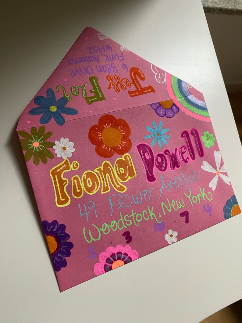 Custom Themed Cards/ Custom Envelopes/ Greeting Card/ Birthday ...