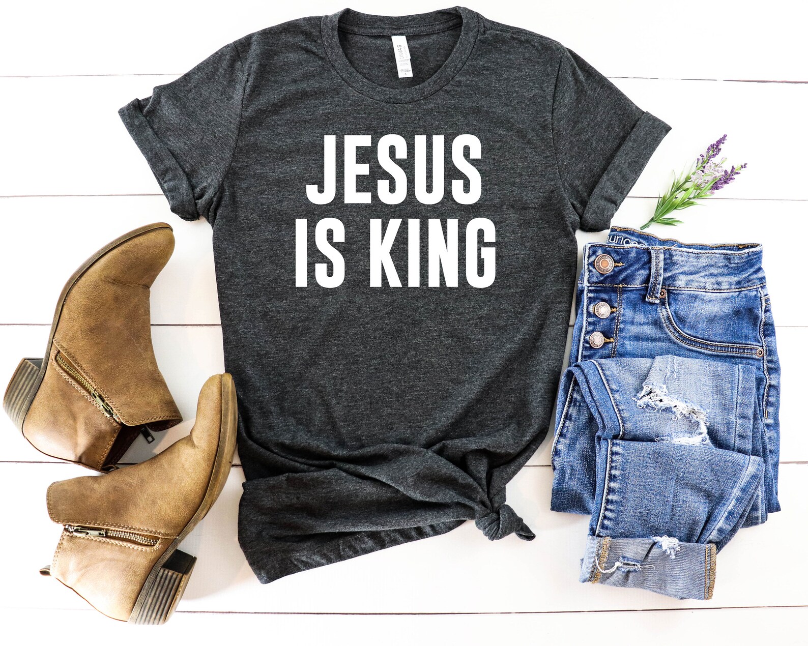 Jesus Is King Jesus Shirt Christian Shirt Jesus T Shirt Etsy