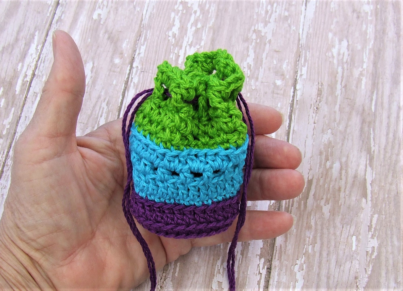 Hand Crocheted Mini Pouch: Coin Purse, Sachet Bag - Etsy