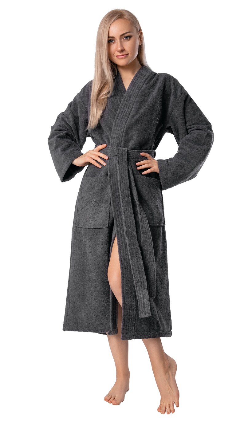 Bagno Milano Women's Robe Turkish Cotton Terry Cloth - Etsy UK