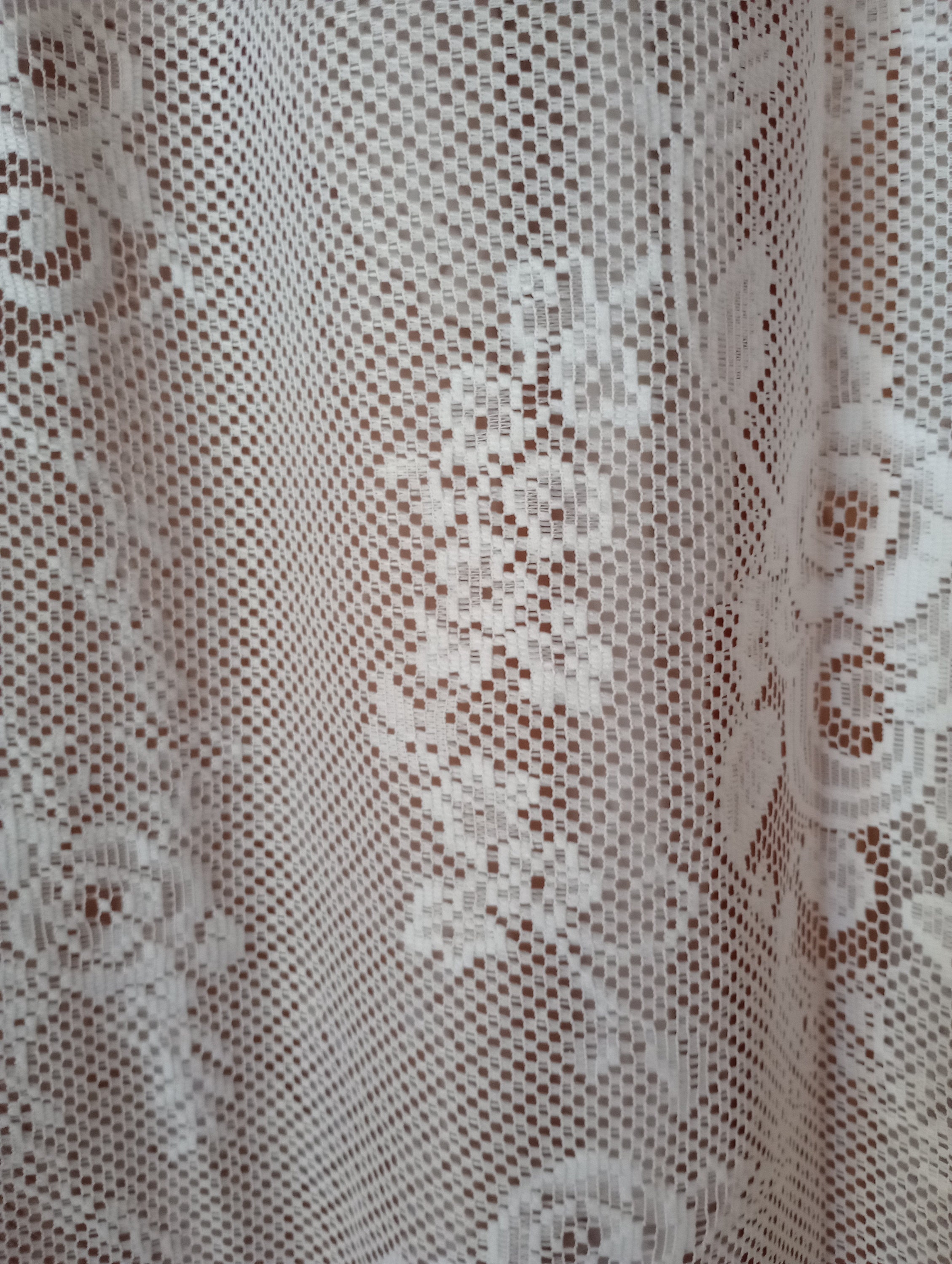 Vintage Romantic White Lace Curtain - Etsy