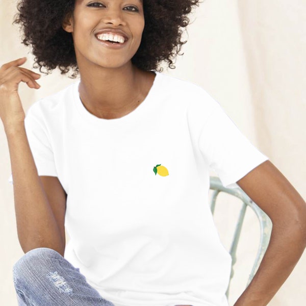 Embroidered Lemon - Etsy