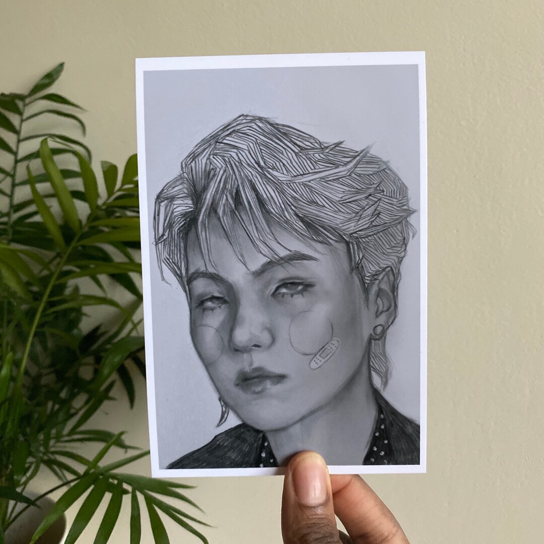 Cool Suga Art Print kpop Fanart - Etsy