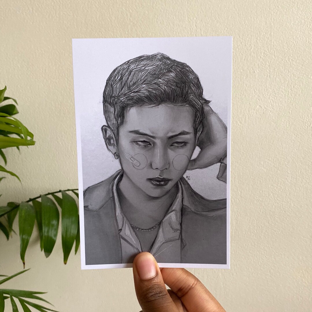 Cool RM Art Print kpop Fanart - Etsy