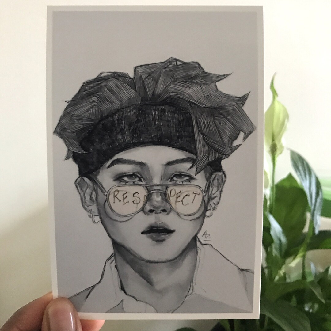 Respect Art Print kpop Fanart - Etsy