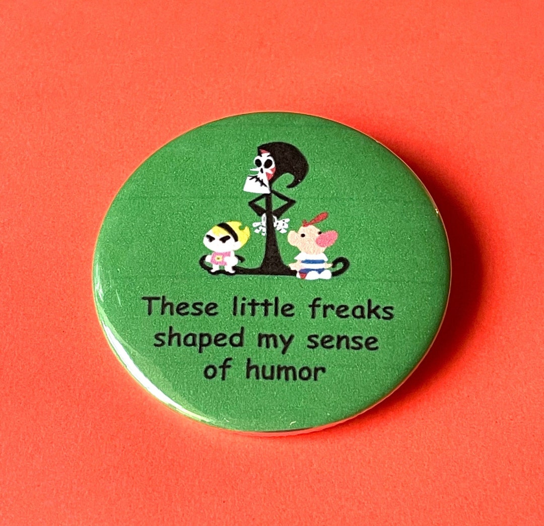 Billy and Mandy Little Freaks Button - Etsy