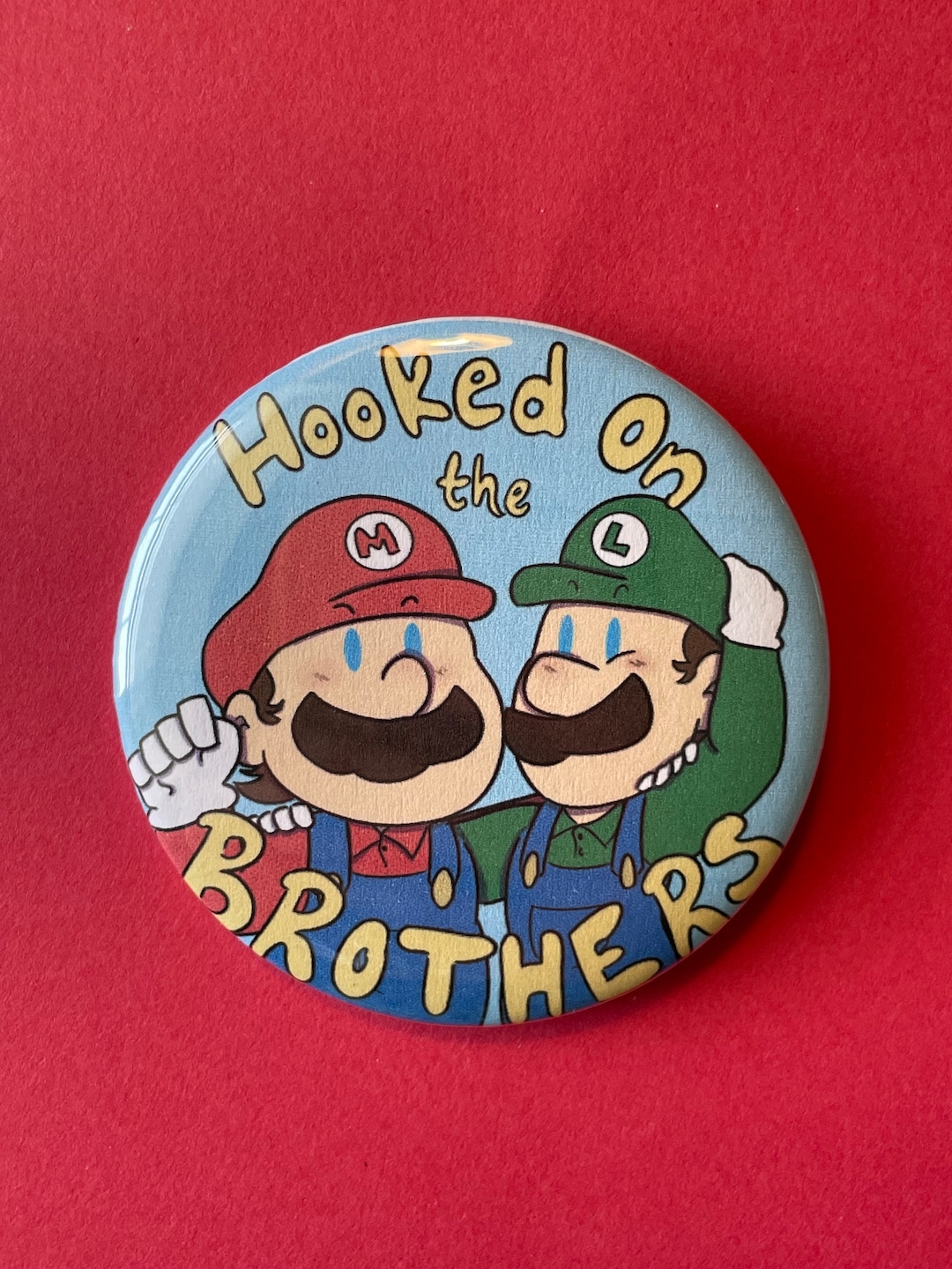 Mario Bros Button - Etsy