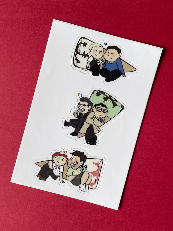 Cornetto Trilogy Sticker Sheet - Etsy