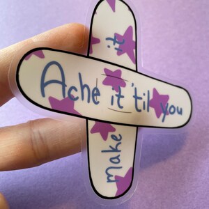 FOB Stardust Clear Sticker - Etsy