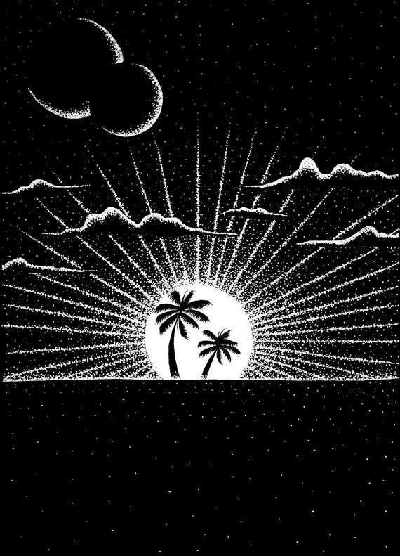 Black And White Scratch Art Ideas