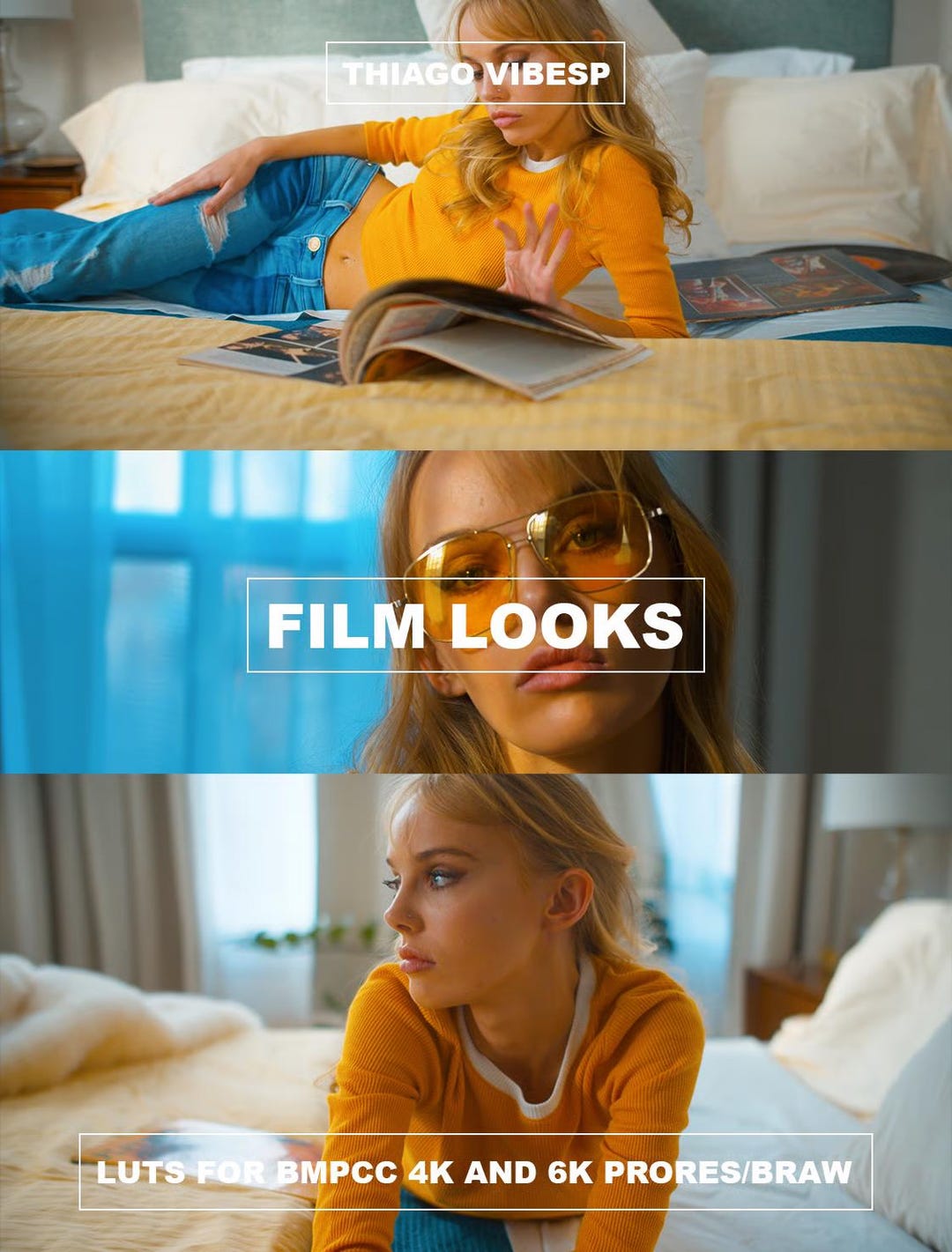 BMPCC 4K/6K Luts: Cinematic Color Grading Presets (davinci Resolve ...
