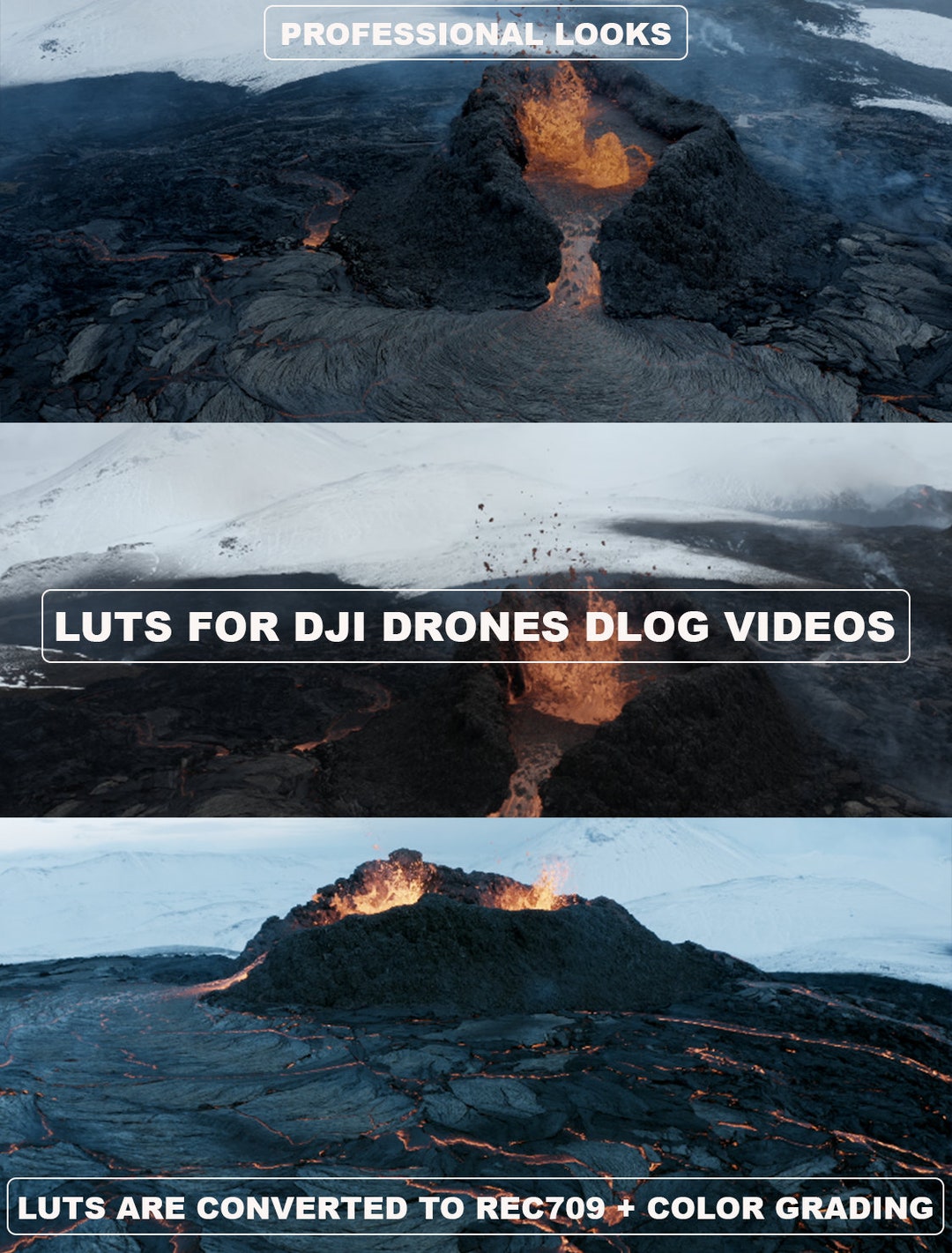 Professional DJI D-log Luts | Compatible With Davinci Resolve, Premiere ...