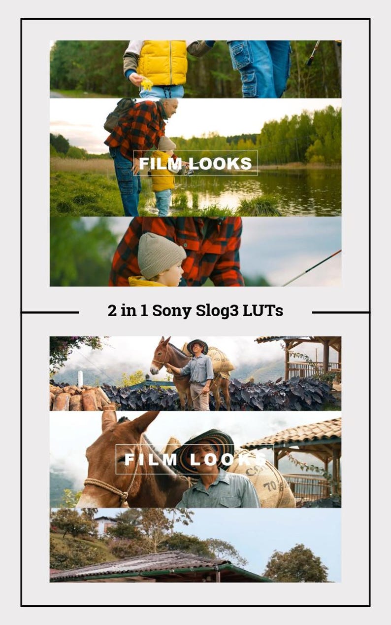 Cinematic Sony Slog3 Luts Pack: Professional Video Color Grading ...