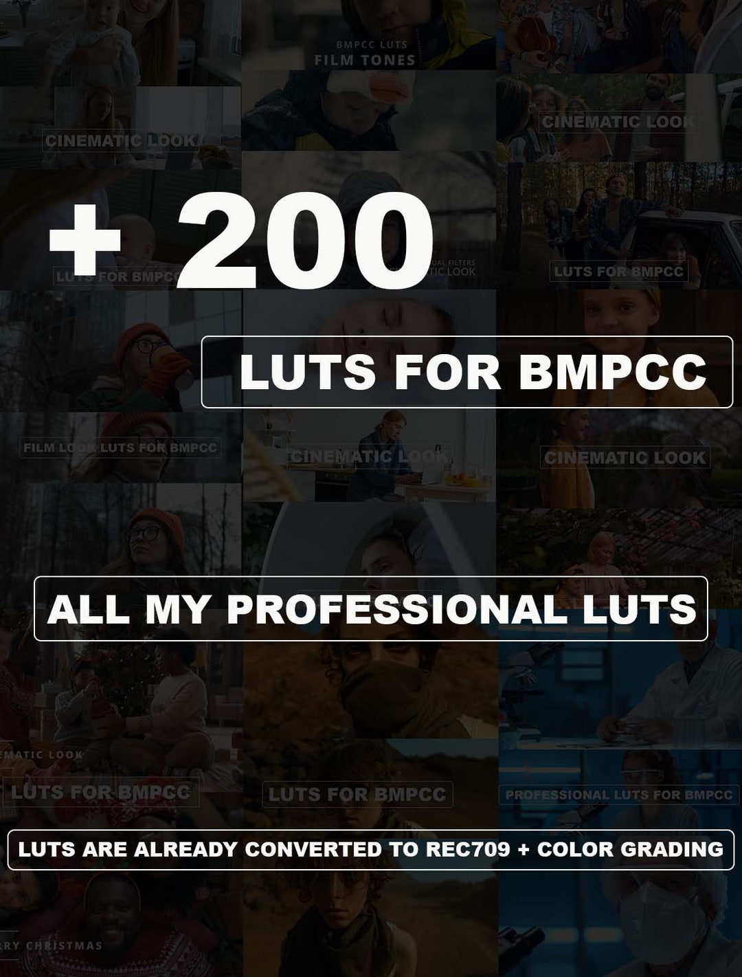 200+ BMPCC Luts Pack for BMPCC 4K & 6K - Professional Cinematic Color ...