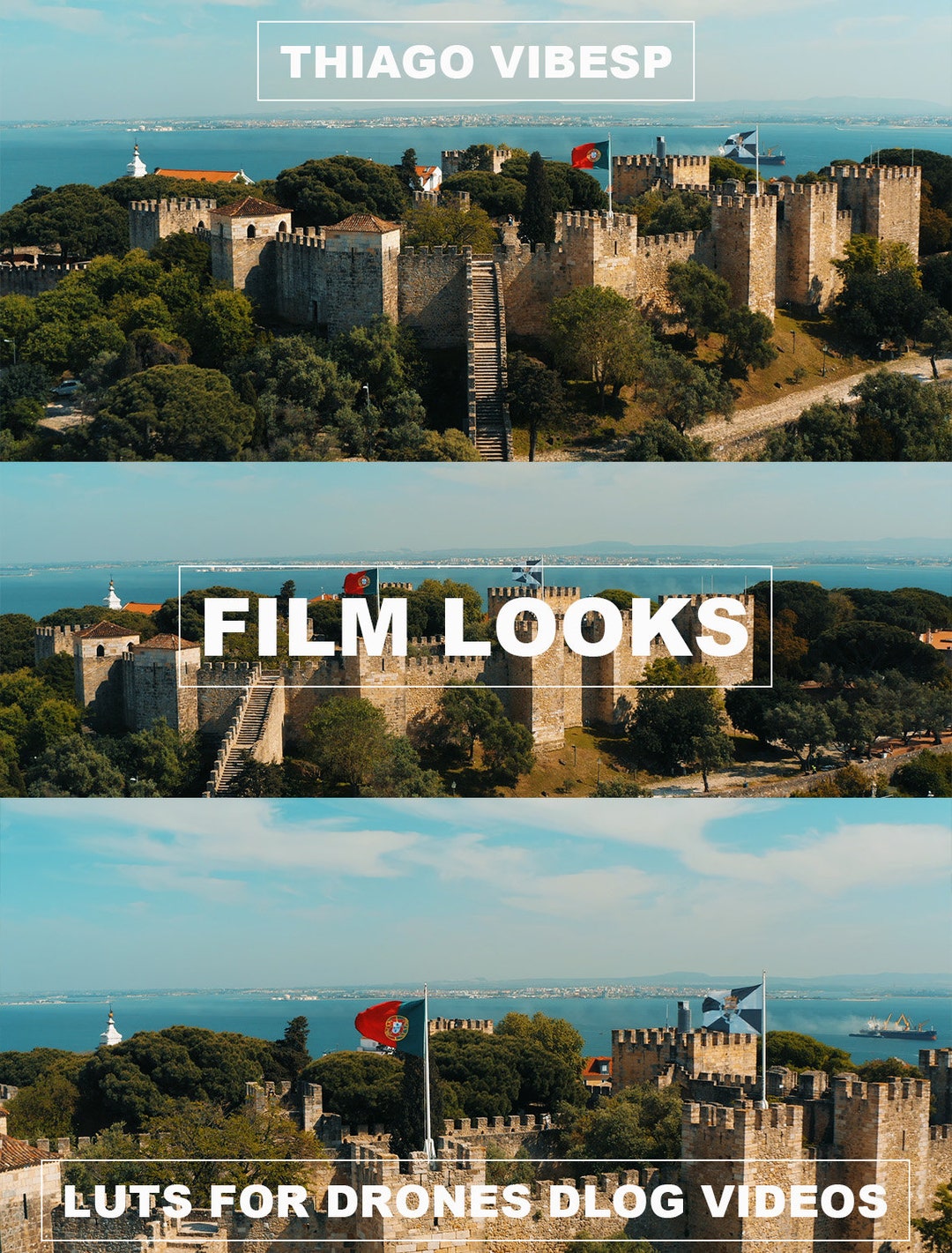 Cinematic Drone D-log Luts Pack Enhance Your Aerial Footage With ...