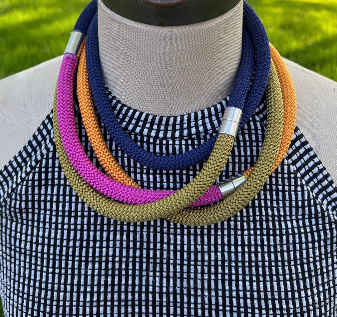 Unique Colorful Necklace for Sophisticated Woman Prepster Jewelry ...